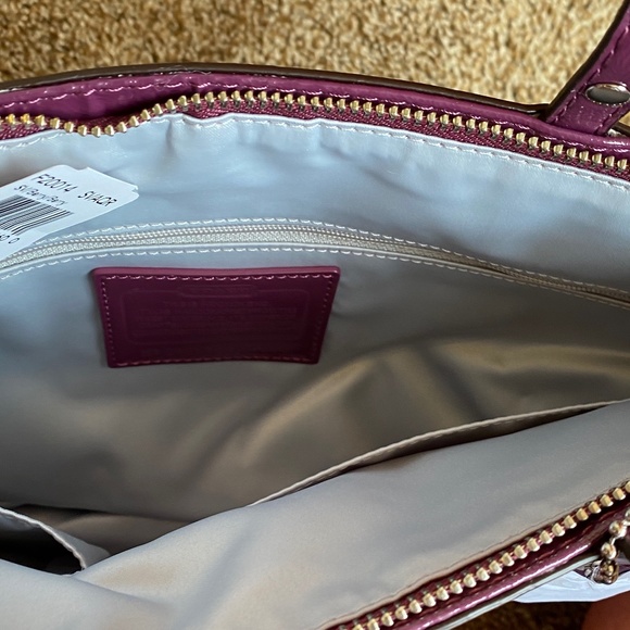 Coach | Bags | Nwt Coach Berry Colored Shoulder Bag | Poshmark